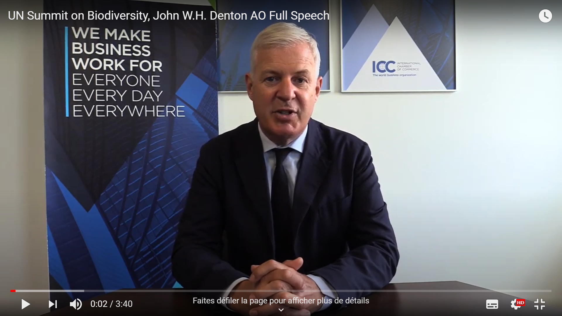 Découvrez le message de John Denton, Sec.gen. d’ICC, lors du sommet des ...